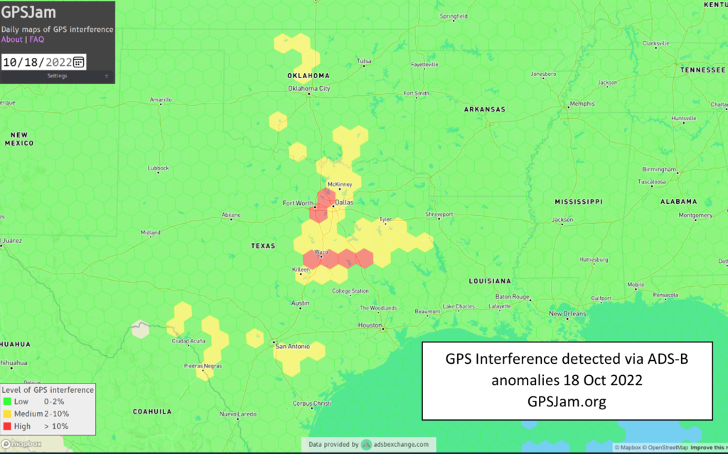 GPS interference caused the FAA to reroute Texas air traffic. Experts ...