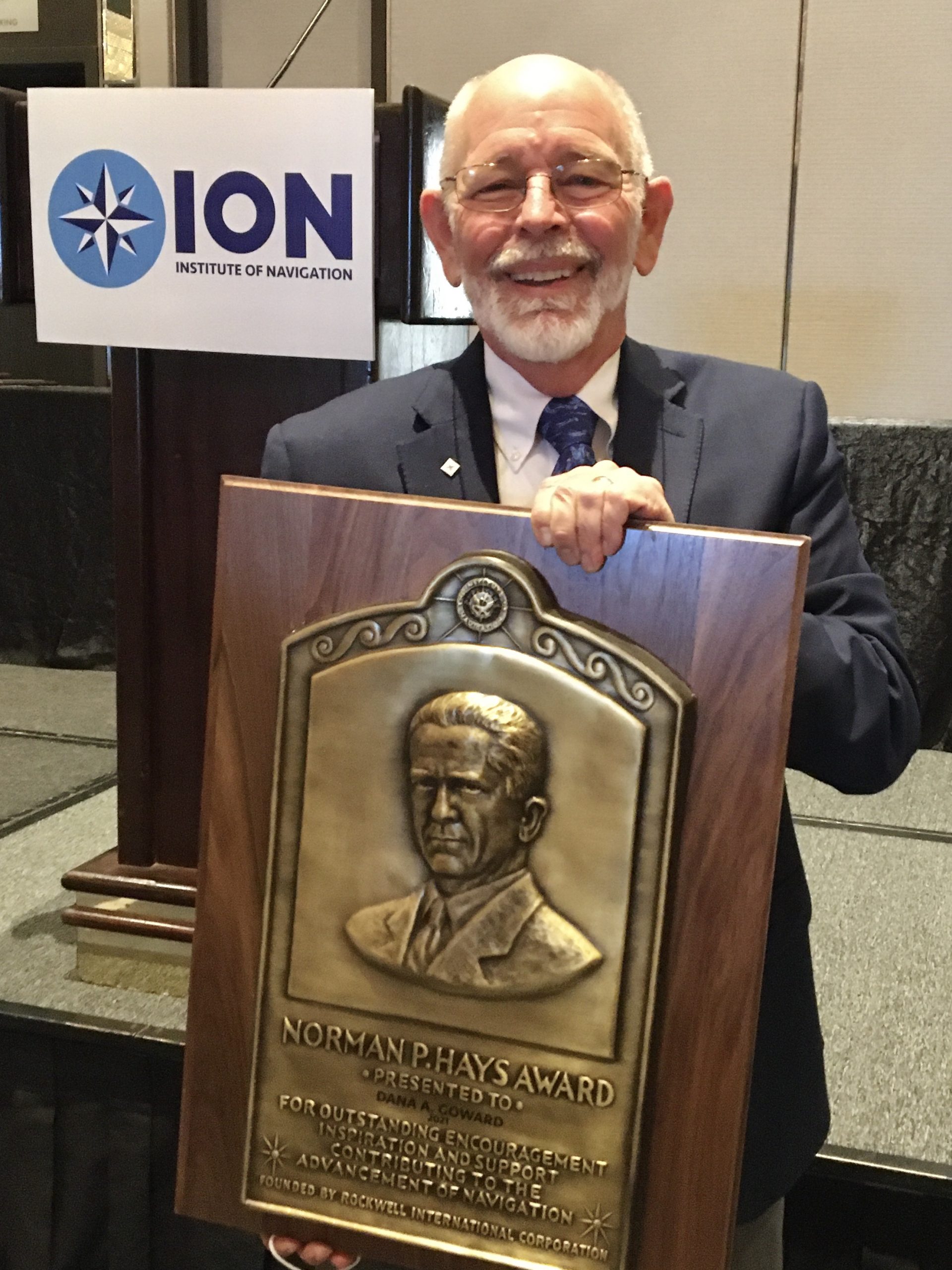 Navigation Leadership Award for RNTF President Goward - RNTF