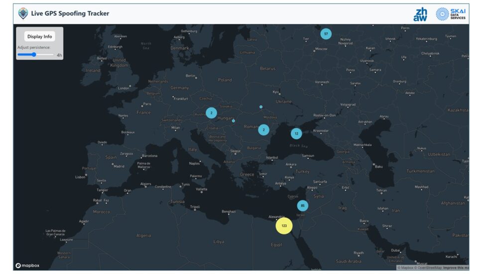 Live GPS Spoofing Tracker - Great site & tool by Zurich University of ...