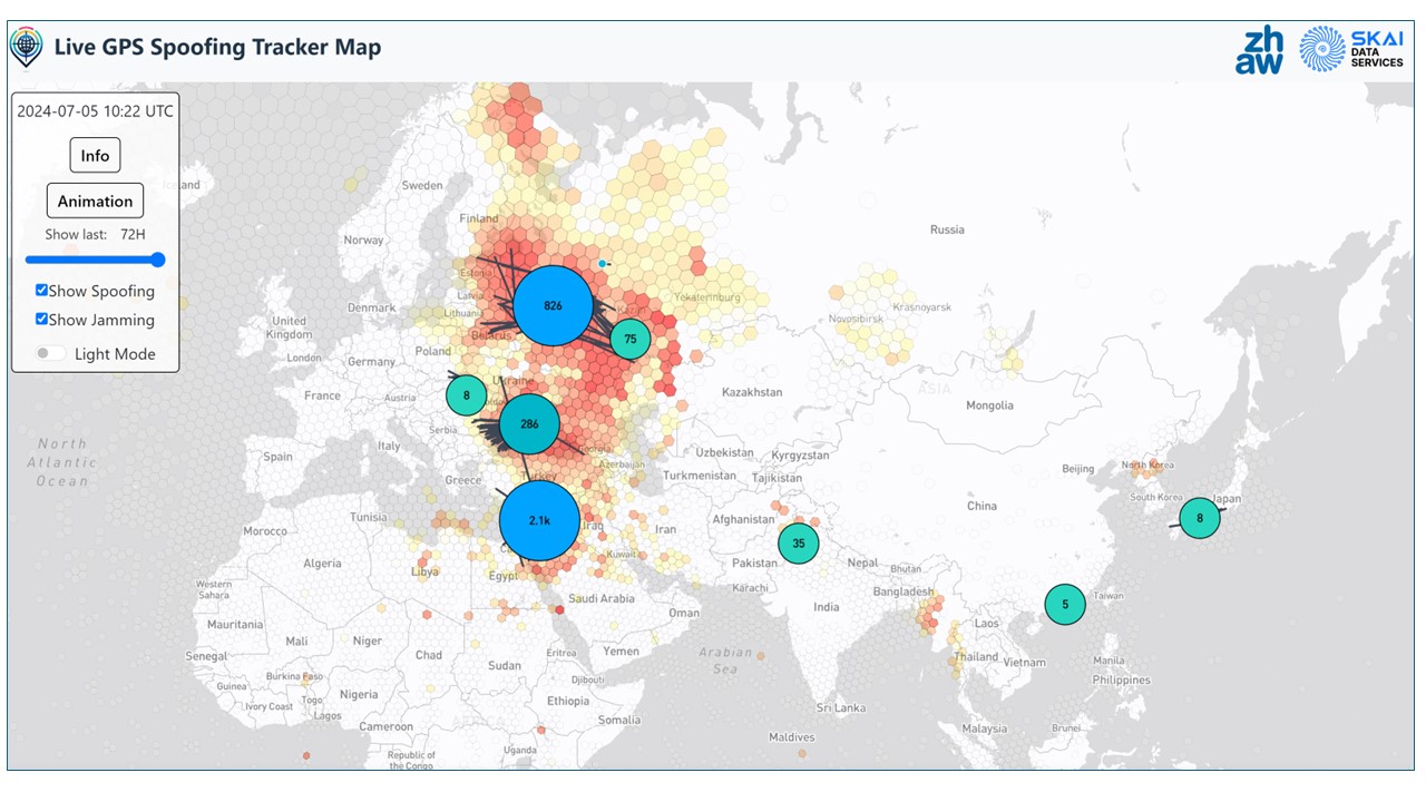 Aircraft Spoofing Expanding to Asia - SKAI Data Services - RNTF